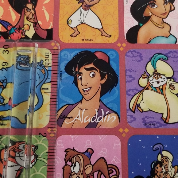 Disney | Office | Vintage Aladdin Sticker Sheet By Cleo Gibson ...